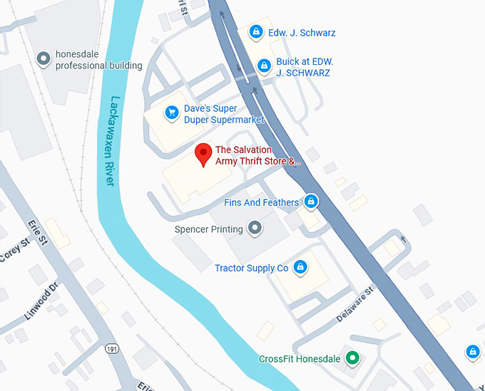 16. the salvation army thrift store & donation center map