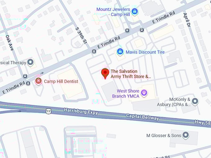 16. the salvation army thrift store & donation center map