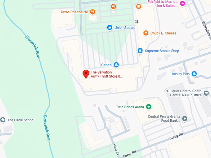 16. the salvation army thrift store & donation center map