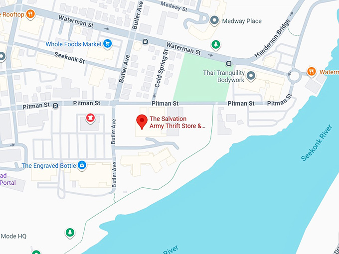 16. the salvation army thrift store & donation center map