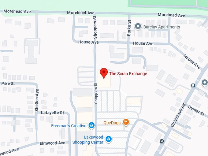 16. the scrap exchange map