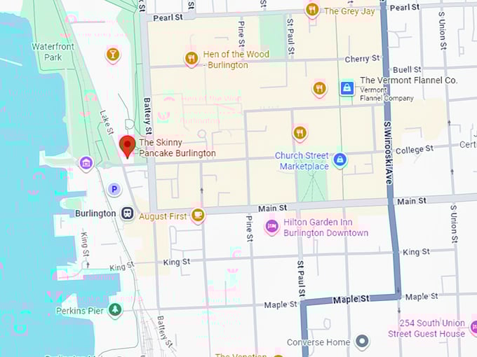 16. the skinny pancake burlington map