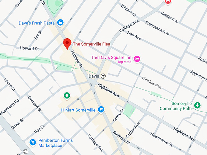 16. the somerville flea map