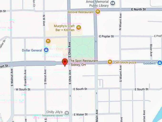 16. the spot restaurant sidney, oh map