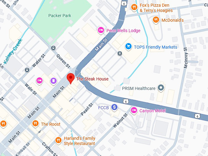 16. the steak house map