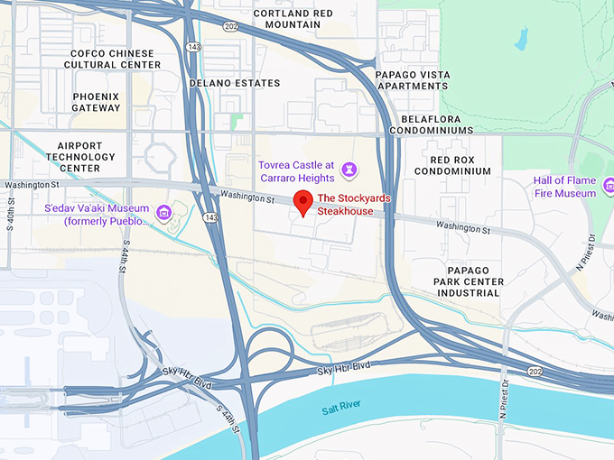 16. the stockyards restaurant map
