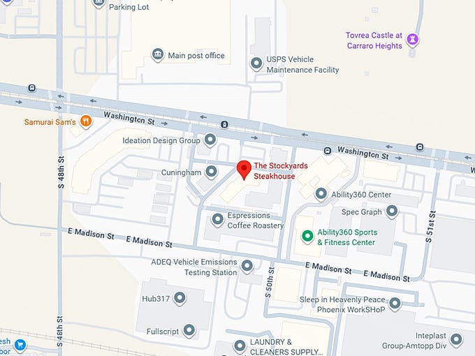 16. the stockyards steakhouse map