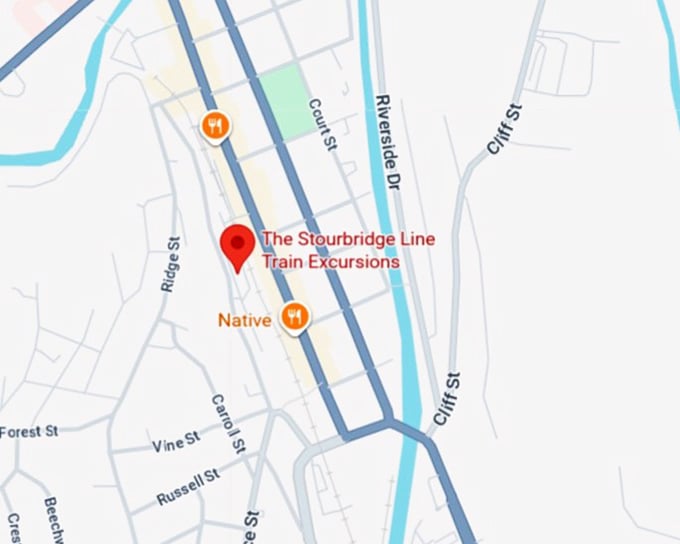 16. the stourbridge line train excursions map