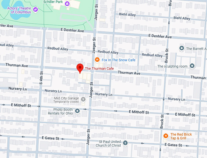 16. the thurman cafe map