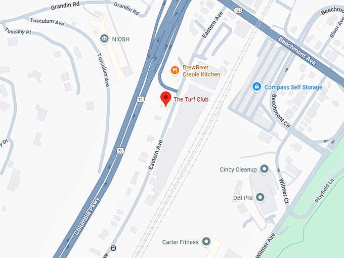 16. the turf club map