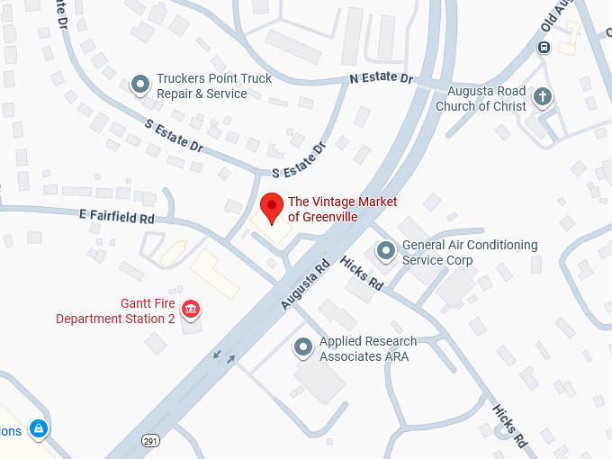 16. the vintage market of greenville map