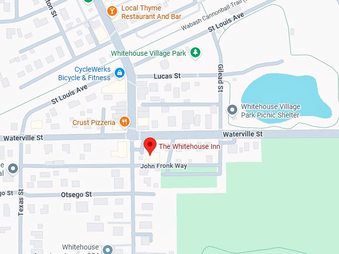 16. the whitehouse inn map