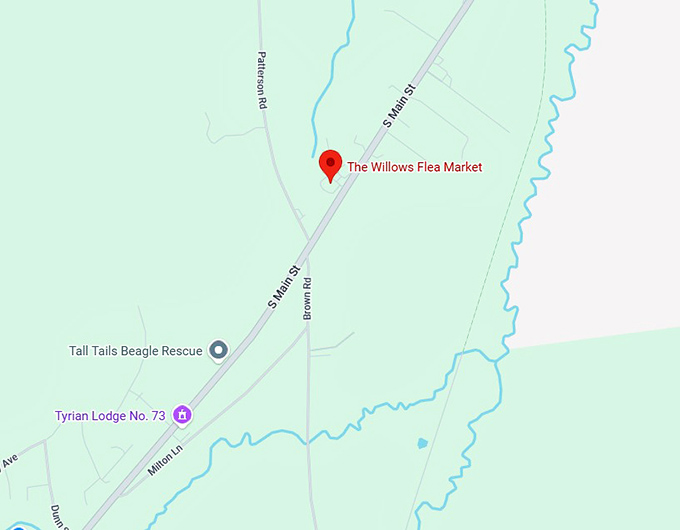 16. the willos flea market map