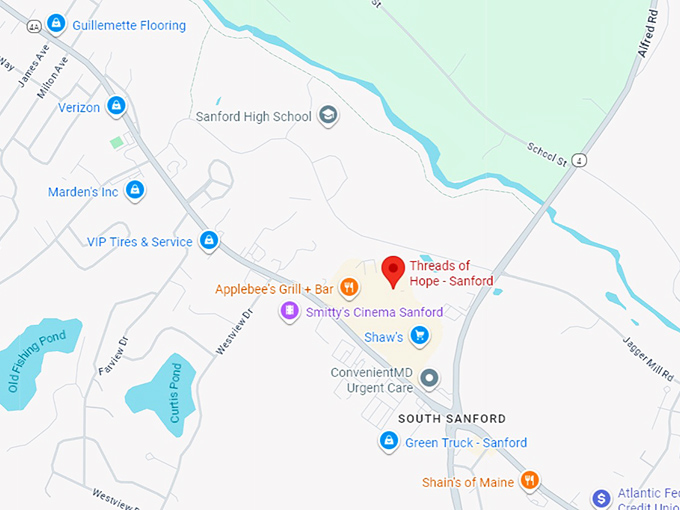 16. threads of hope sanford map