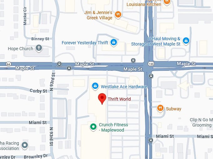 16. thrift world map