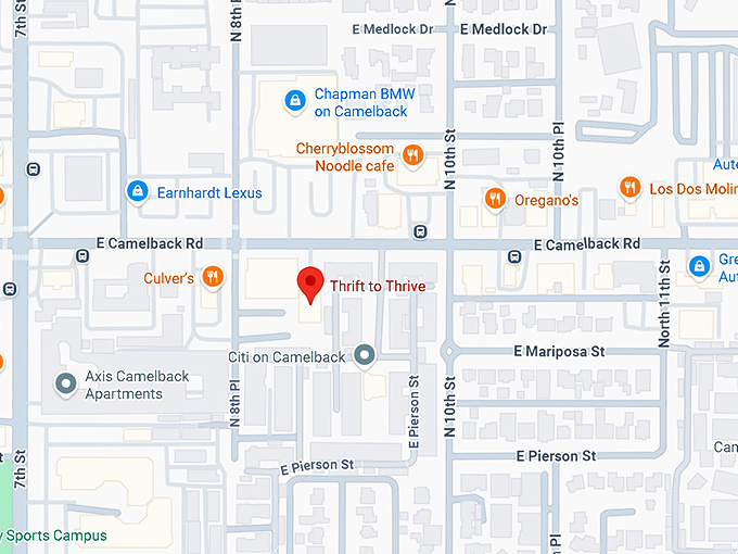 16. thrift to thrive map