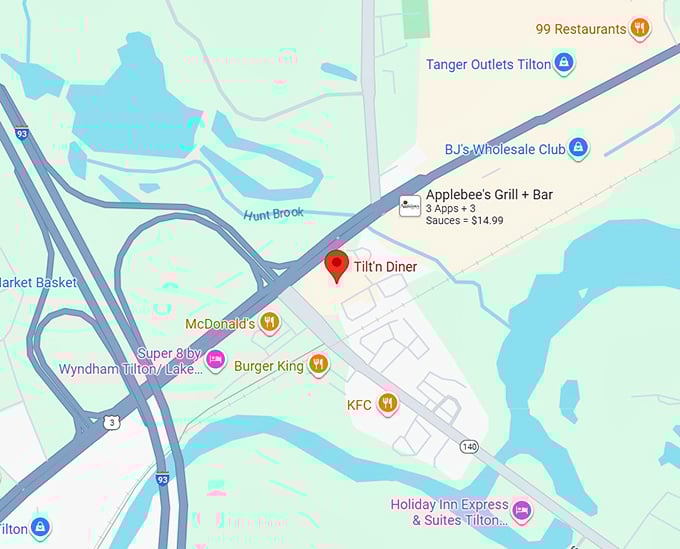 16. tilt'n diner map