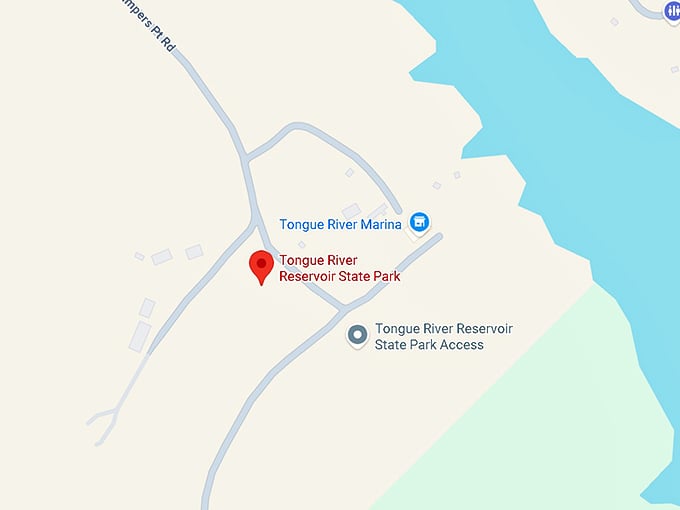 16. tongue river reservoir state park map