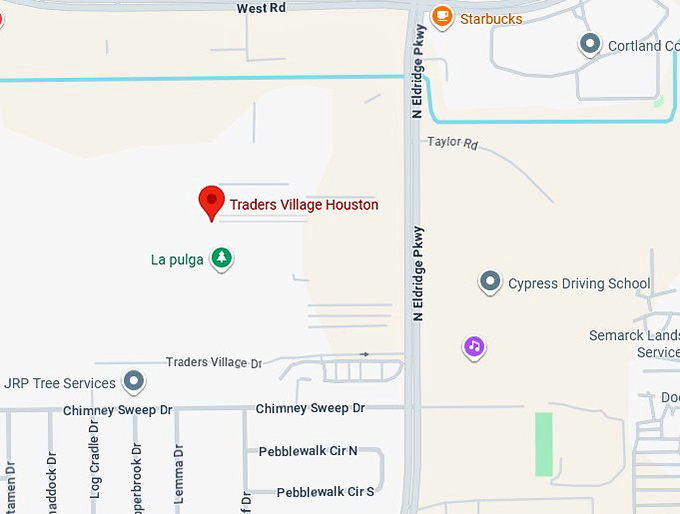 16. traders village houston map