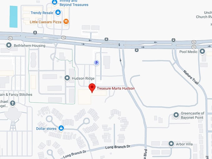 16. treasure marts hudson map