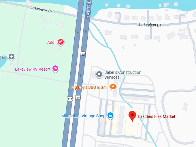 16. tri cities flea market map