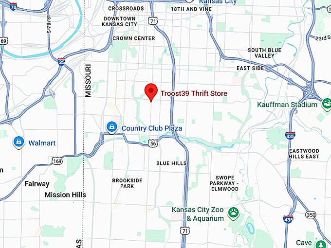 16. troost39 thrift store map