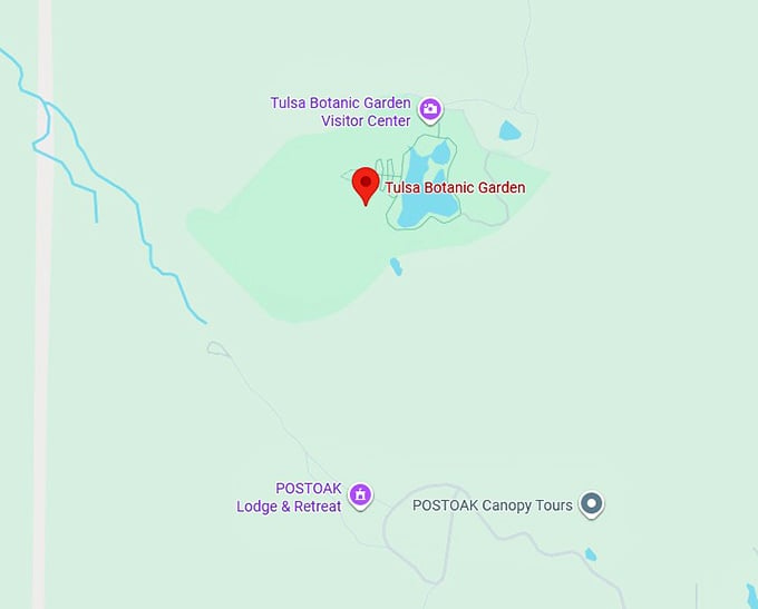 16. tulsa botanic garden map