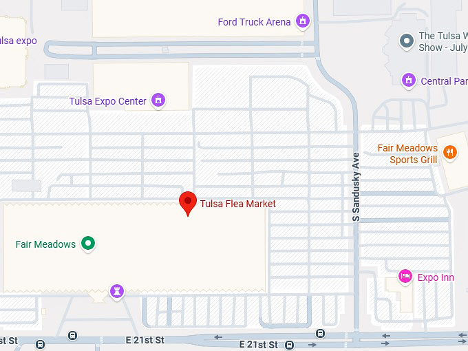 16. tulsa flea market map