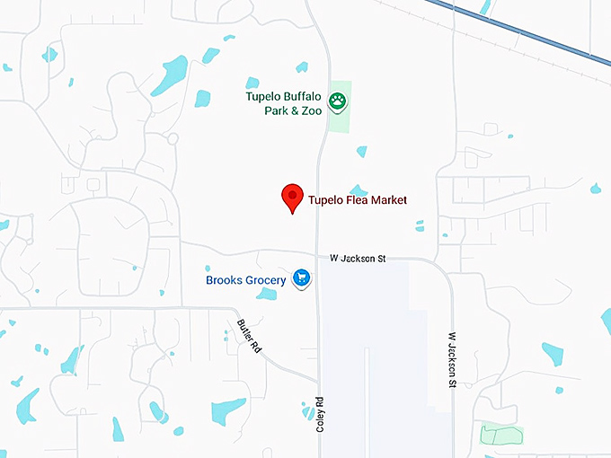 16. tupelo flea market map