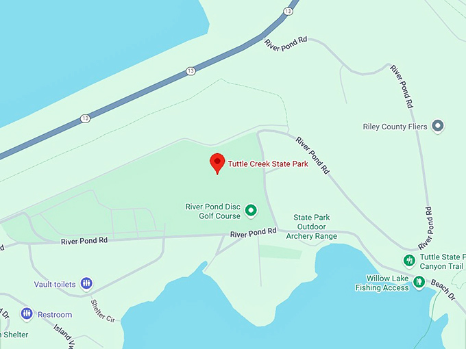 16. tuttle creek state park map