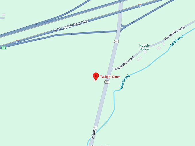 16. twilight diner map