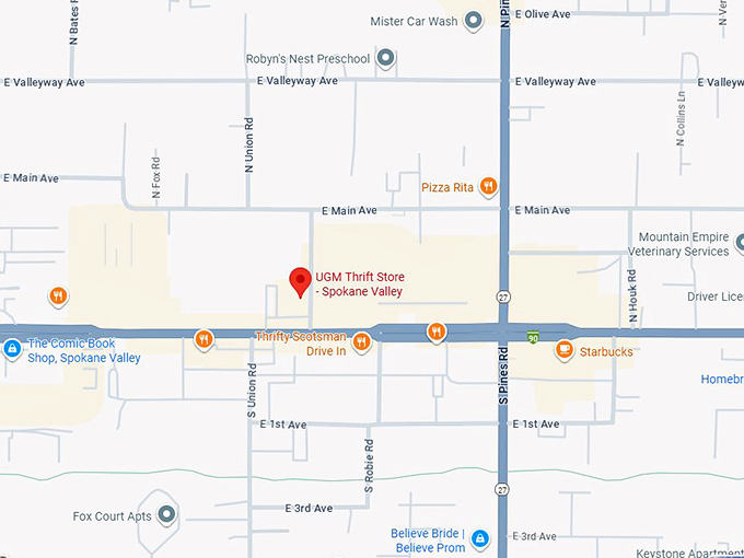 16. ugm thrift store spokane valley map
