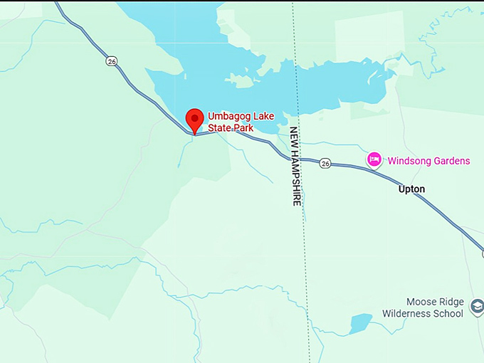 16. umbagog lake state park map
