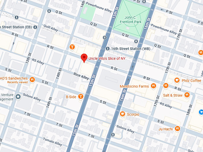 uncle vito's slice of ny map