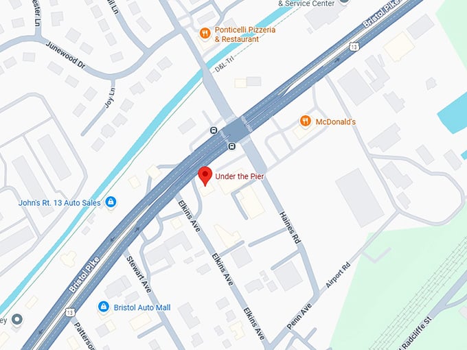 16. under the pier map