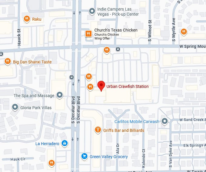 16. urban crawfish station map