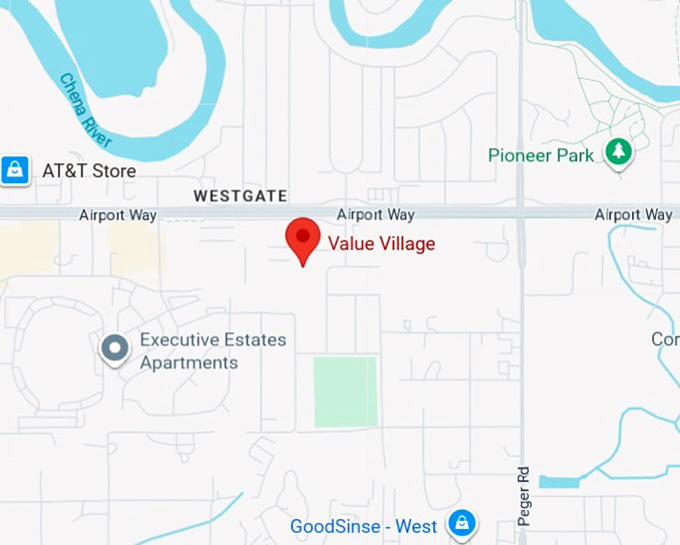 16. value village (3023 airport way) map