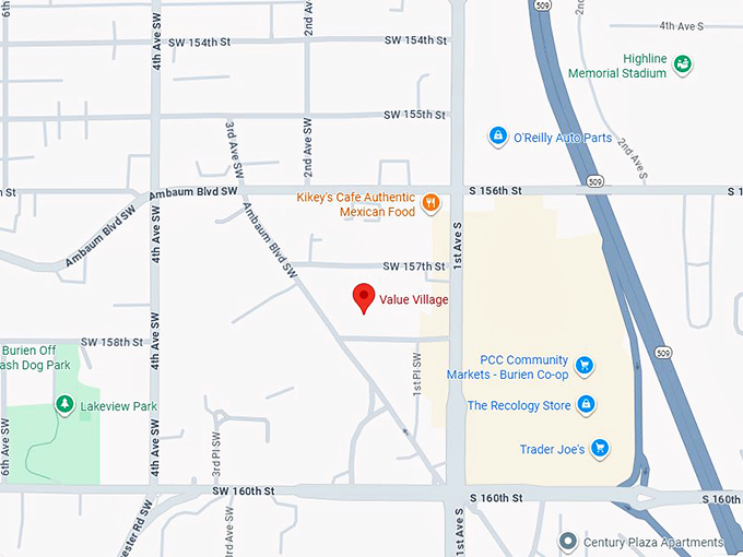 16. value village (savers) map