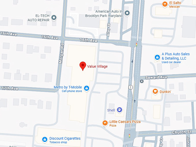 16. value village map