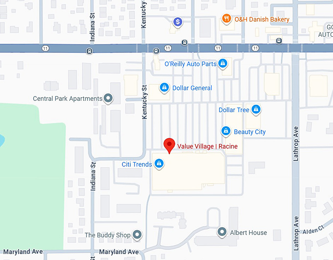 16. value village map