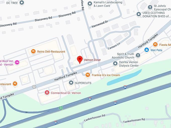 16. vernon diner map