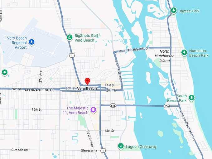 16. vero beach map