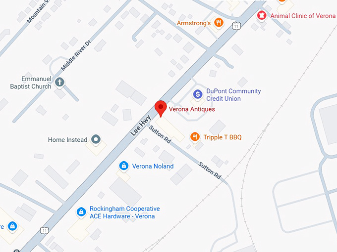 16. verona antiques map