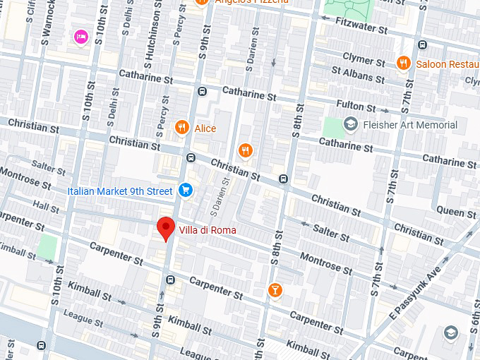 16. villa di roma map