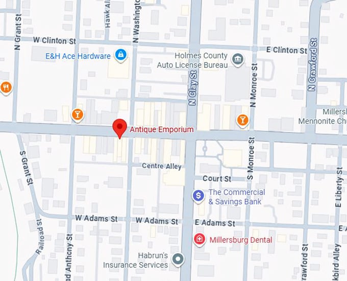 16. village antique emporium map