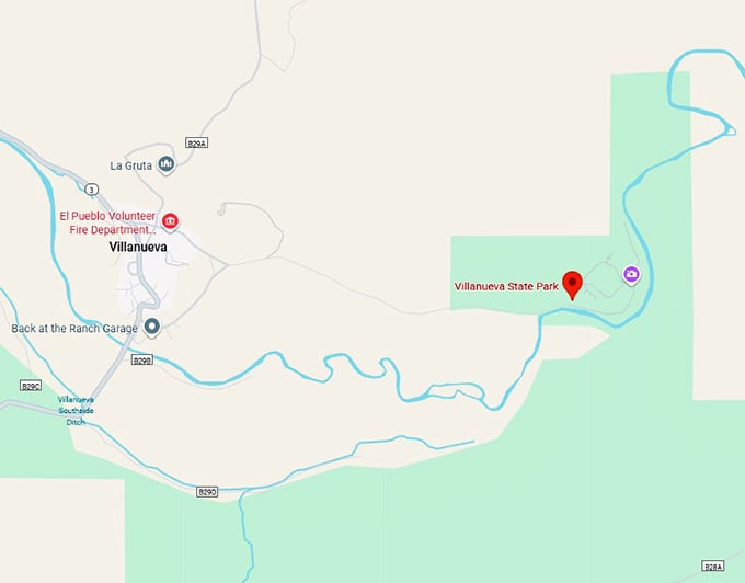 16. villanueva state park map