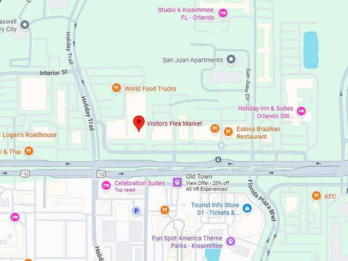 16. visitors flea market map