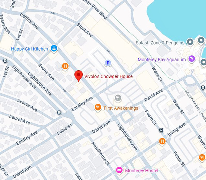 16. vivolo's chowder house map