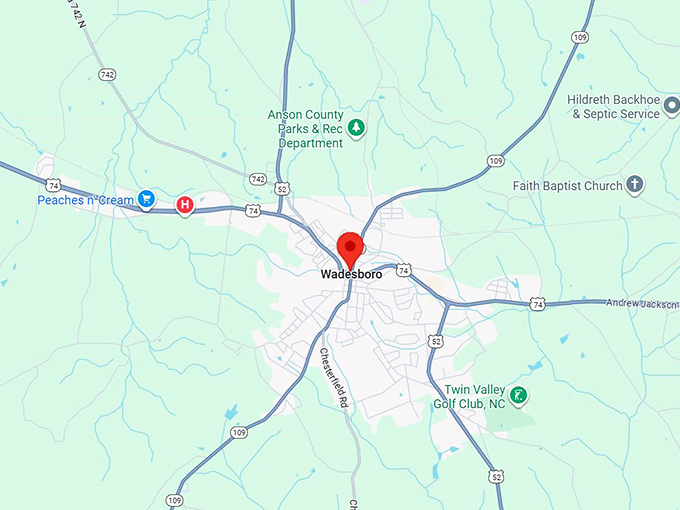 16. wadesboro nc map