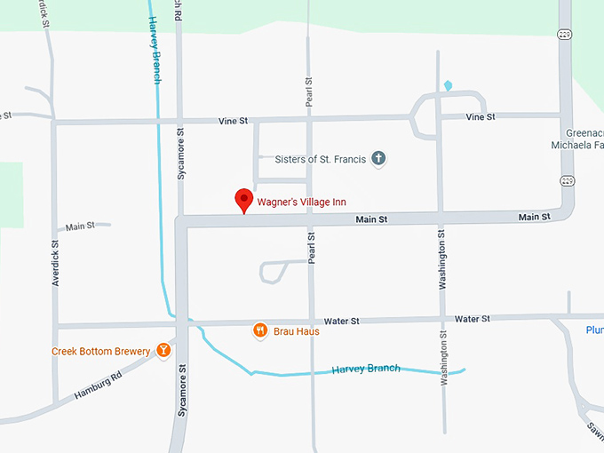 16. wagner's village inn map